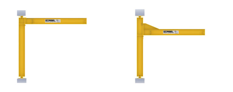 Mast Type Jib Crane, 1/2 Ton Capacity | Liftsafe Ergonomics Division