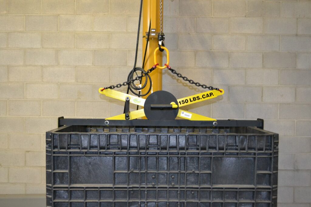 Lifting Solution for Plastic Dunnage Containers | Liftsafe Ergonomics ...