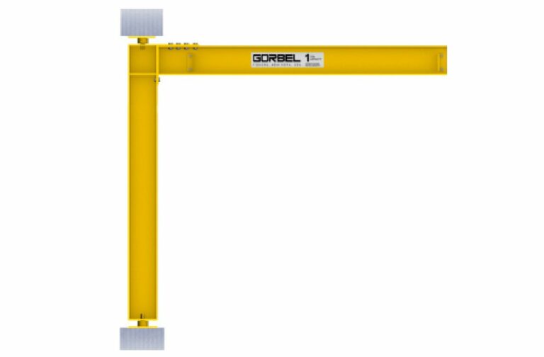 Mast Type Jib Crane, 1 Ton Capacity | Liftsafe Ergonomics Division
